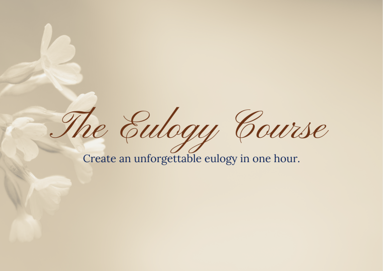 The Eulogy Course